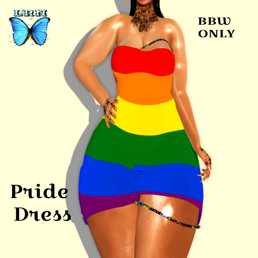Second Life Marketplace - LRN* PRIDE DRESS BBW
